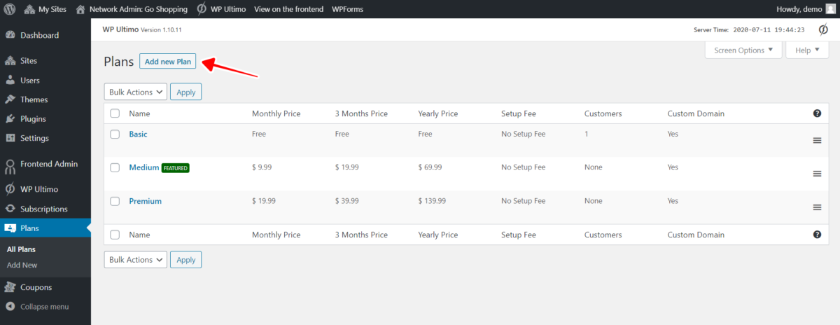 Create WP Ultimo Plans - Free Course: WaaS with WP Ultimo