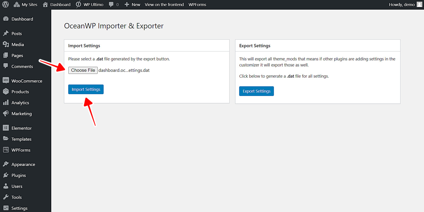 Set Up the Frontend Dashboard Design