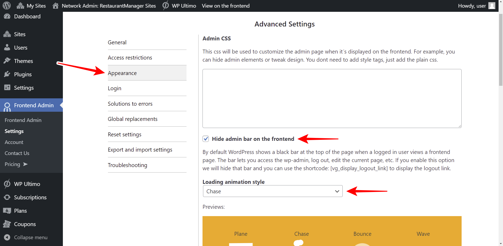 Lesson 5 - Set Up the Frontend Dashboard Appearance