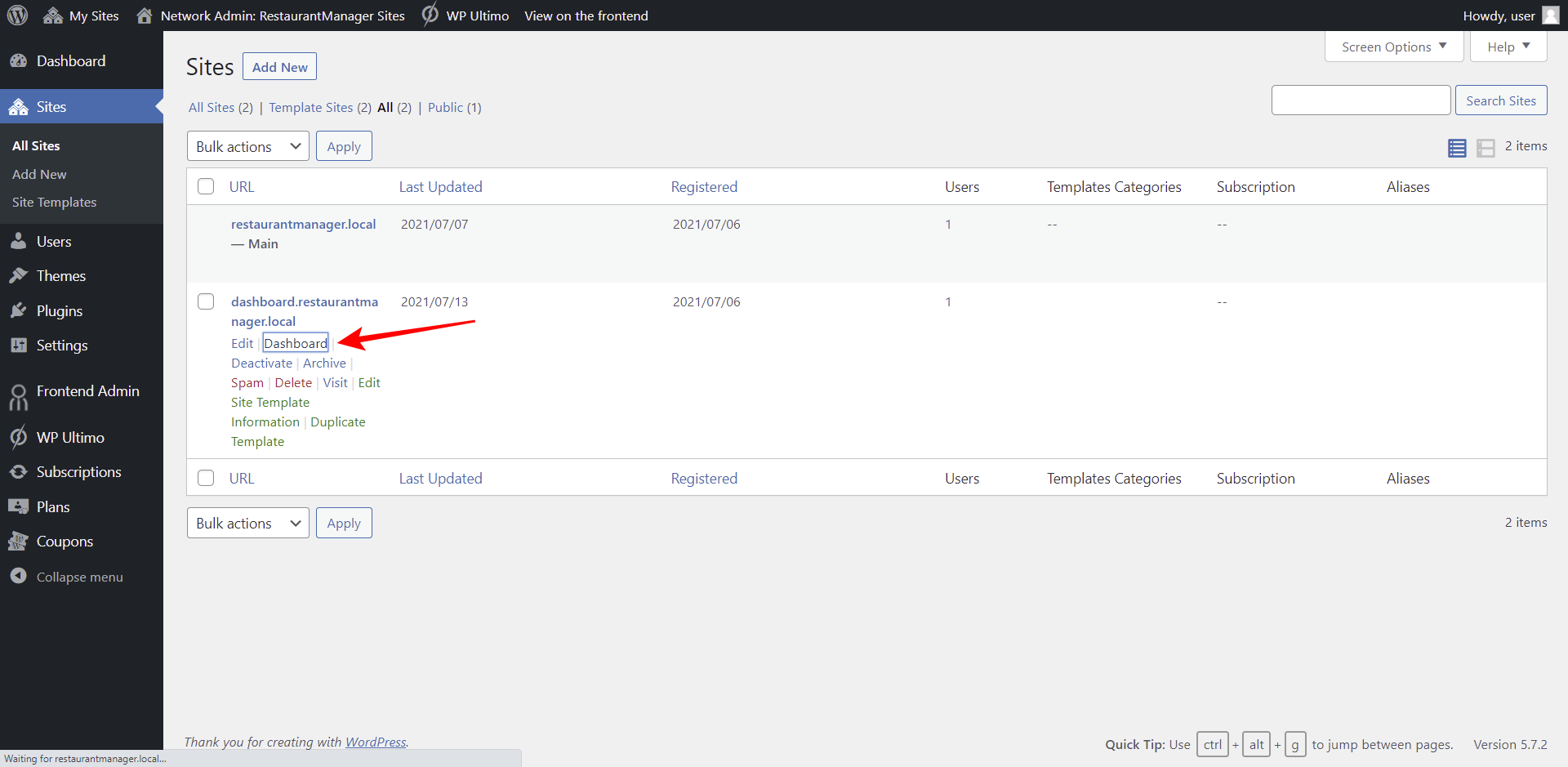 Lesson 10 – Set up the "Settings" page on the Frontend Dashboard